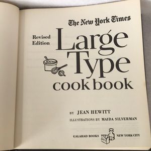 New York Times | Kitchen | 968 New York Times Cookbook Large Type ...